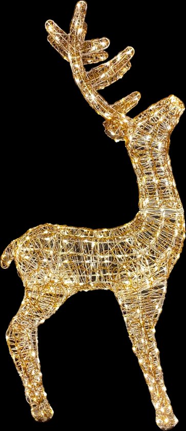 KJ Kunstkerstbomen - verlichte rendier hert kerstfiguur - Dancer - 240 ...