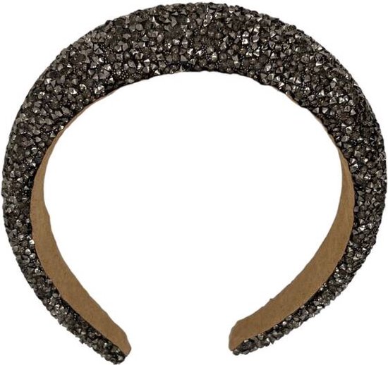 Diadeem - haarband met chunky glitters - zwart | bol.