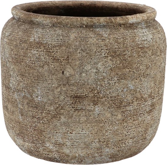 DK Design Bloempot kruik model Batu - zandkleur - D22 x H20 cm ...