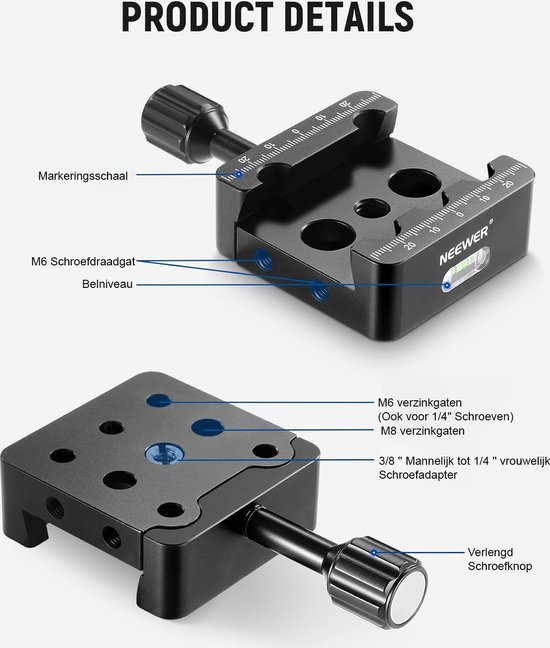 Neewer® - Telescoop Montage Statief Adapter Basis Zadelschroef voor Vixen Stijl... | bol