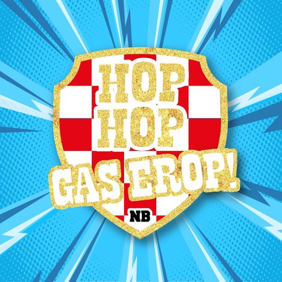Hop Hop Gas erop! embleem Brabant carnaval strijkapplicatie | bol