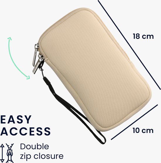 Kwmobile Telefoontasje Universeel Geschikt Voor L 6 5 Smartphones