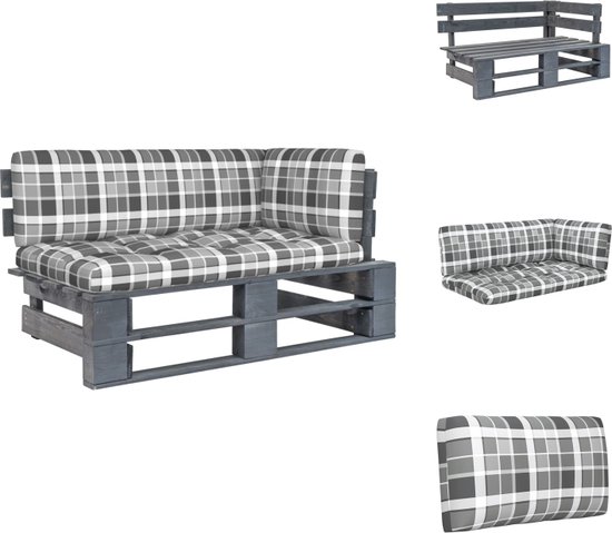 vidaXL Pallet Hoekbank - Pallet Hoekbanken - Hoekbank - Hoekbanken ...