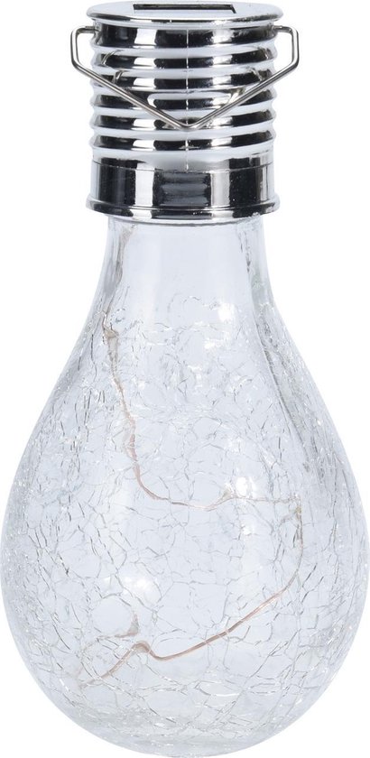 Pro Garden Buitenspot Solar Led 14,5 X 7 Cm Polypropyleen Zilver | bol