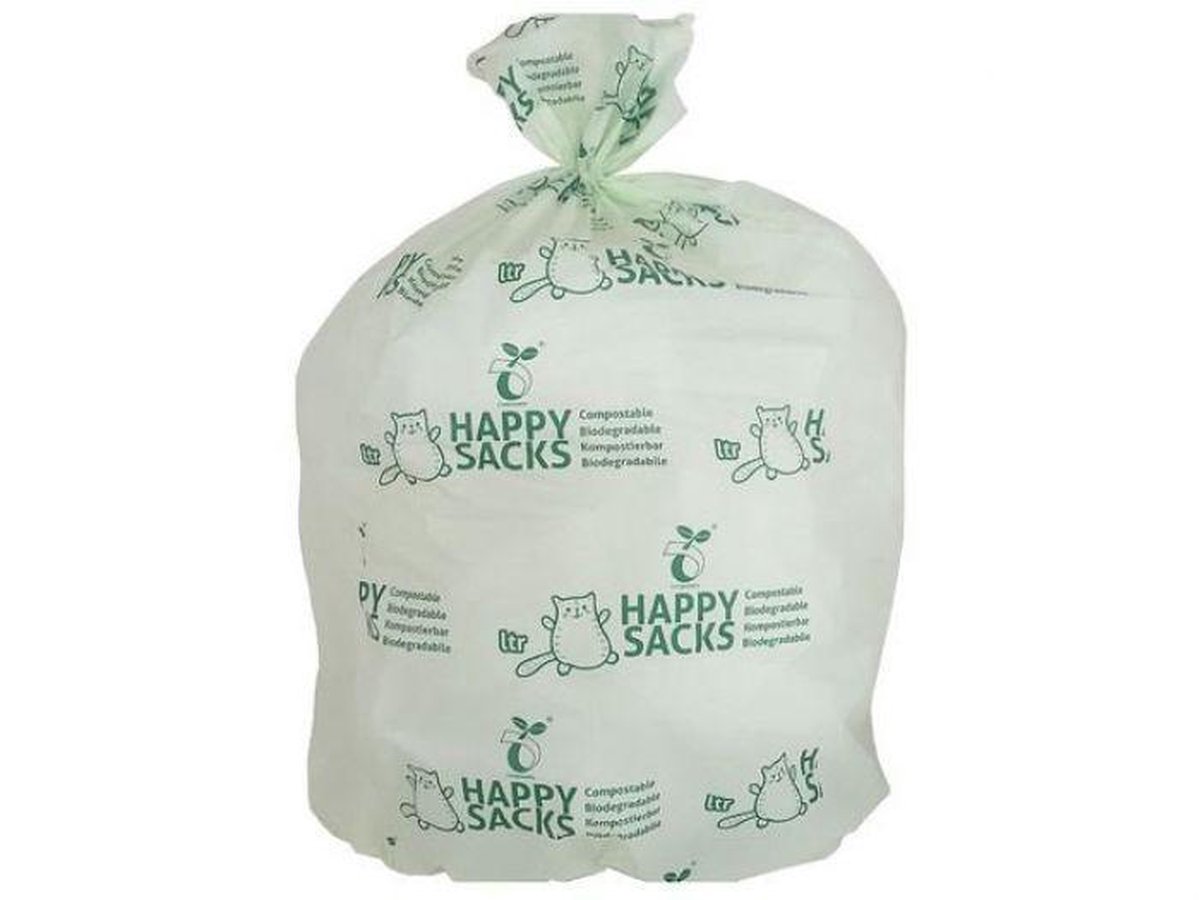 Happy Sacks biozakken 60 liter - 5 rol à 10 stuks | bol