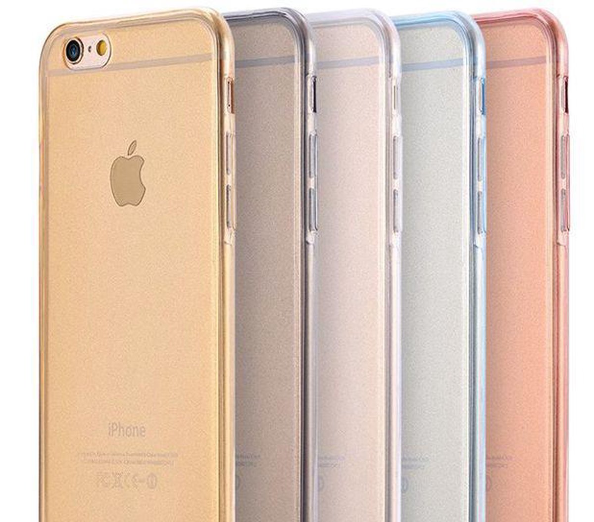 iPhone SE 2020 Full protection siliconen transparant voor 100% ...