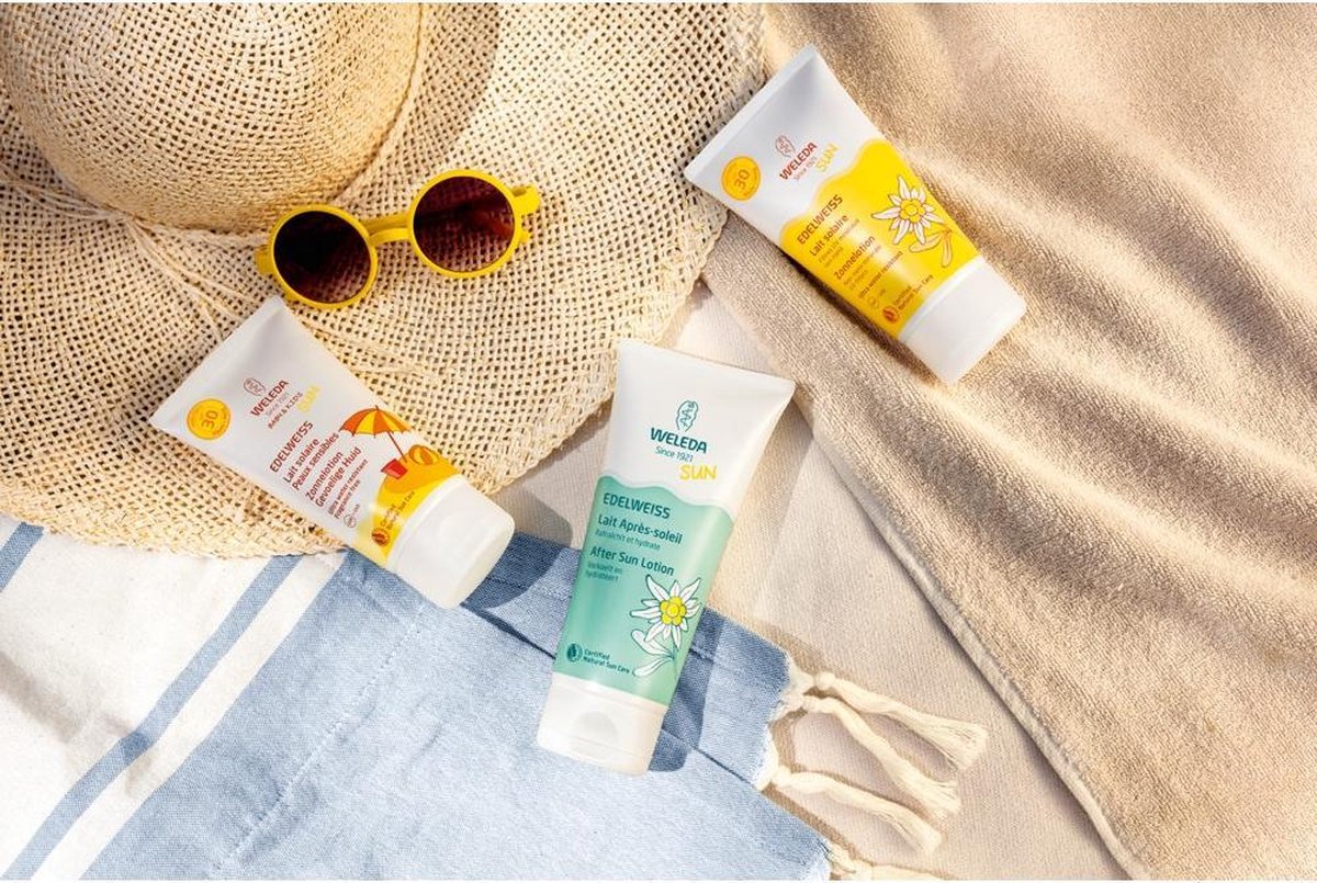 Weleda Edelweiss Zonnecrème gevoelige huid baby en kids spf50 - 50ml ...
