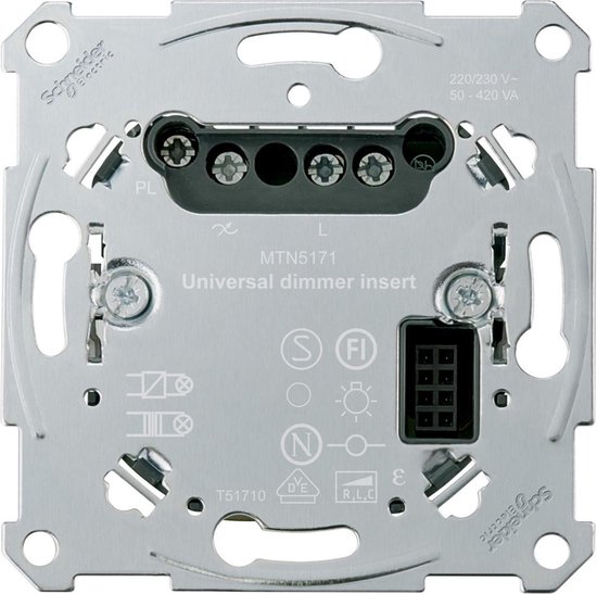 Sokkel - Universele Tastdimmer 1V - Merten - Schneider Electric ...