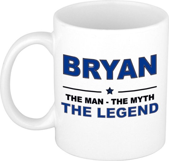 Nom cadeau Bryan - L'homme, le mythe la légende tasse à café / tasse ...