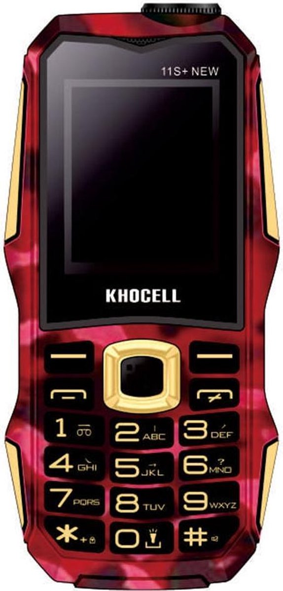Khocell - K11S+ - Mobiele telefoon - NEW Red | bol.com