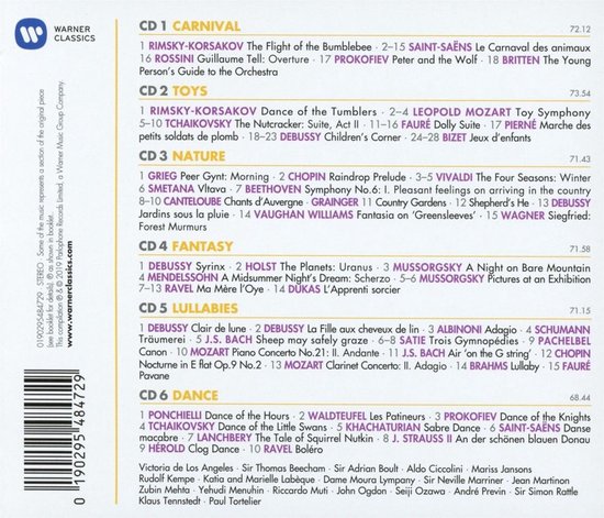 100 Best Children's Classics (6 Klassieke Muziek CD) - Beethoven ...