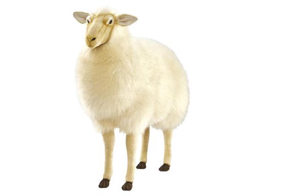 Hansa Groot Knuffel Schaap - Wit - 105 cm | bol