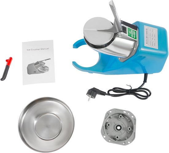Elektrische Ijscrusher Roestvrij Staal Ijsbereider Smoothie-Maker 65kg ...