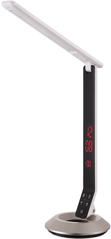 Tafellamp Tafellamp LED-kantoorlamp Werklamp Slaapkamerlamp Zilver ALU ...