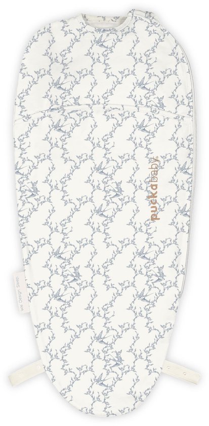 Puckababy Piep Inbakerslaapzakje baby (0-3m) - Swallows - Katoen TOG 0. ...