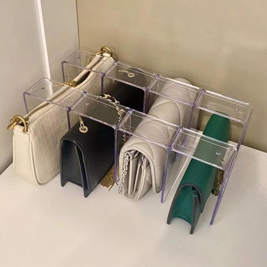 Plankverdelers - Tas Organizer - Kast Ordenen - Transparant Acryl - 2 ...
