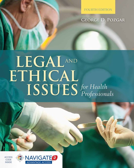 Legal and Ethical Issues for Health Professionals | 9781284036794 ...