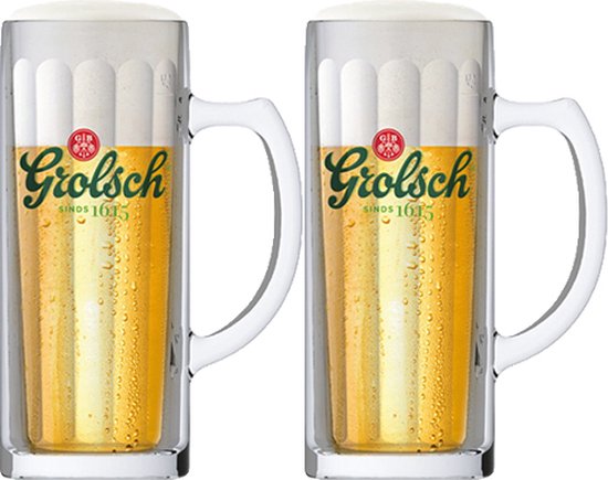 Grolsch - Bierpul 500ml - 2 stuks | bol