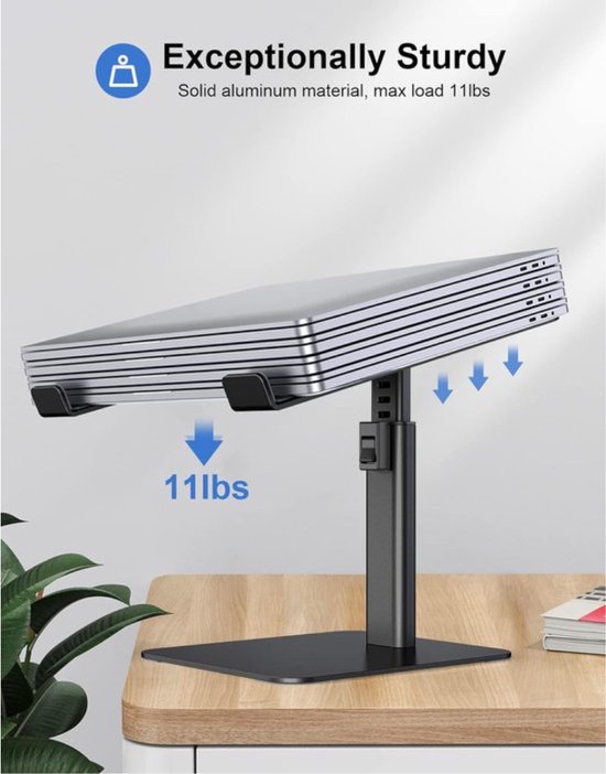 Laptop verhoger - Laptopverhoger - Stabiel - Staand Werken ...