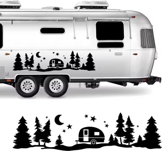 Een Maat Bomen Bos Vinyl Body Decal Sticker Voor Suv Rv Caravan Offroad ...