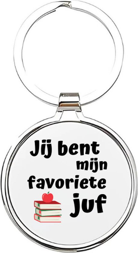 Akyol - jij bent mijn favoriete juf Sleutelhanger - Juf - de liefste ...