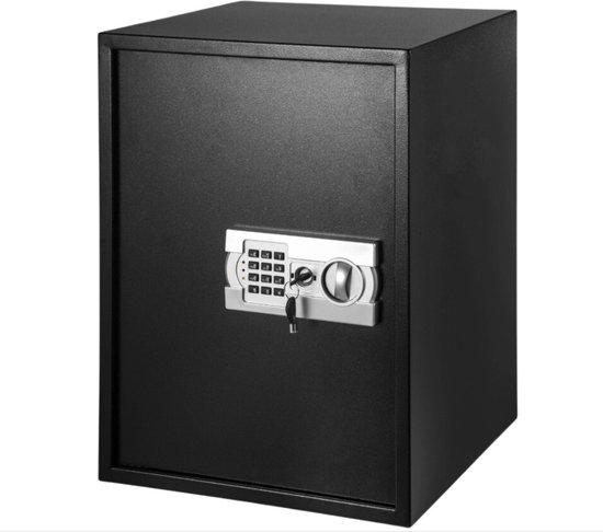 Elektronische Kluis - Met 2 Sleutels - 57x42x42 CM - Digitale Toegang | bol