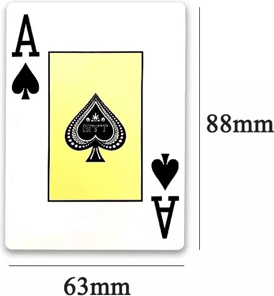 10 x Texas Hold'em - Professionele 100% plastic Pokerkaarten | 100% ...