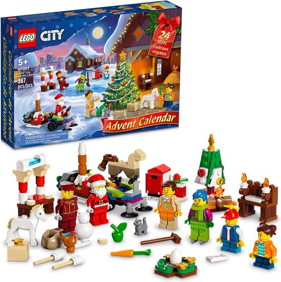 LEGO City Adventskalender 60352 bouwspeelgoedset voor kinderen, jongens ...