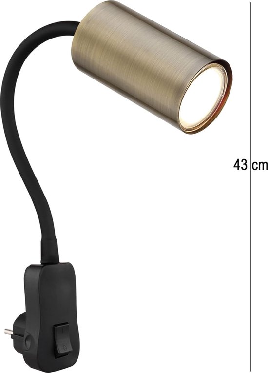 Equivera Stekkerlamp Dimbaar - Stekkerspot Dimbaar - Stopcontactlamp ...
