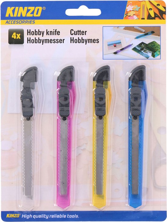 Kinzo Hobbymes 9,5mm 4 stuks op kaart | bol