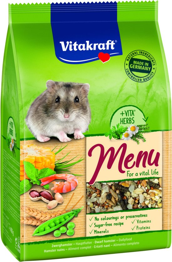 Hamster voer | Huisdierpedia