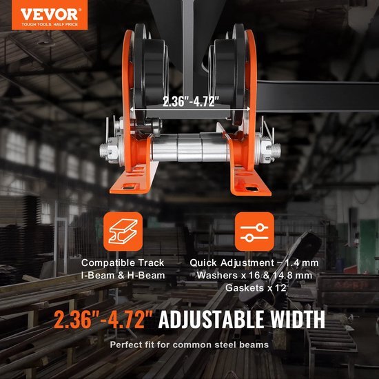 Vevor - Kabeltakel - Elektrische lier - Elektrische Takel - Hijskraan ...