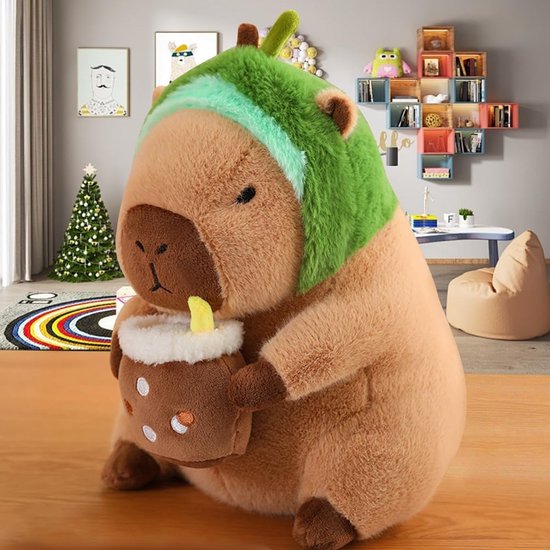 Capybara Knuffel - Capibara Knuffel - Knuffeldier - Speelgoed - Cadeau ...