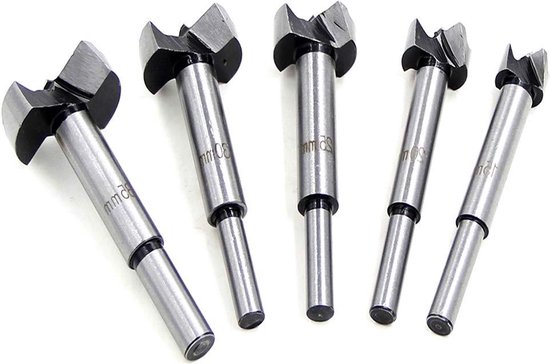 Boorset 15-35 mm 5 stuks hardmetalen houtboor - houtbewerking ...