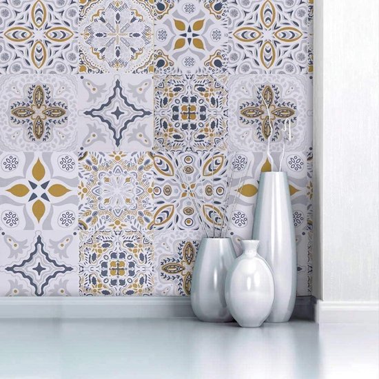 Zelfklevend Behang Tegel Optiek - Keuken & Meubilair - 44x500CM ...