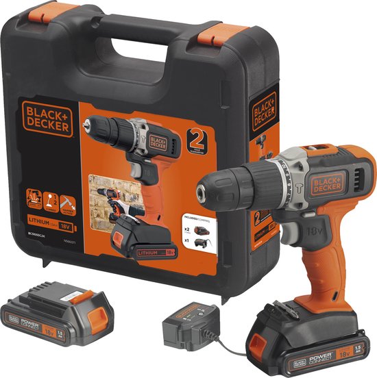 BLACK+DECKER Accu Klopboormachine BCD003C2K-QW | bol