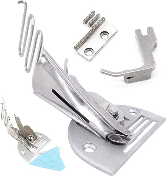Double Fold Binder Sewing Foot with Rolled Hem - Adjustable Double Fold ...