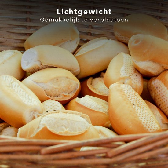 Rieten Broodmand Set - Broodmanden - Broodmandje - Mandje voor Brood ...