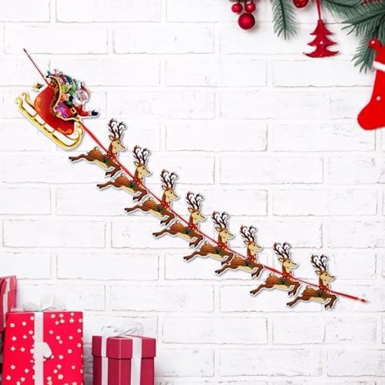 Herbruikbare Kerstslinger - kerstversiering - Kerst - Rendier ...