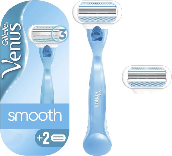 Glad Scheersysteem voor Vrouwen met 3 Mesjes - Sensitieve Huid ...