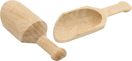 10 Stuks Kleine Houten Schep Set Natuurlijk Hout Kleine Zout Schep ...