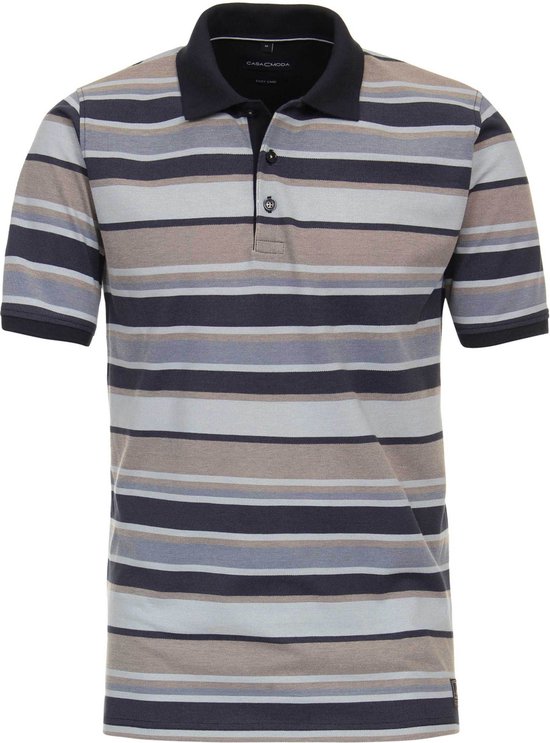Casa Moda Poloshirt Blauw - Maat XL - Heren | bol