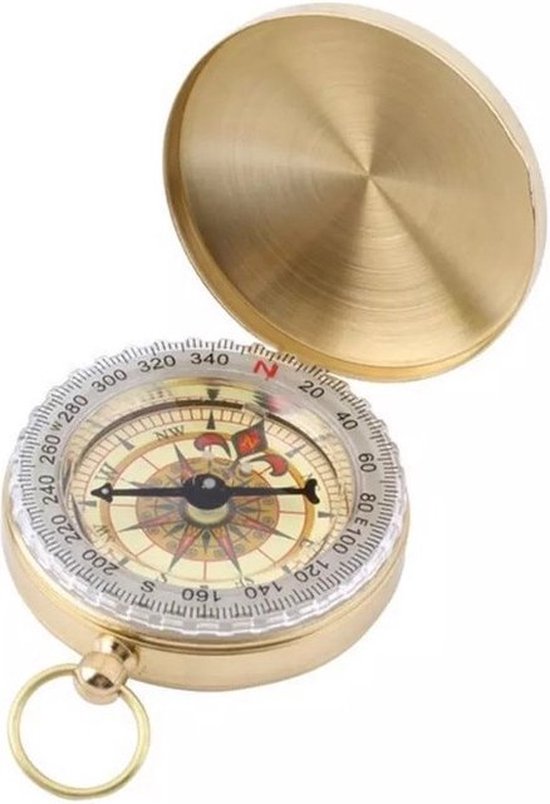 Vintage kompas in messing | bol
