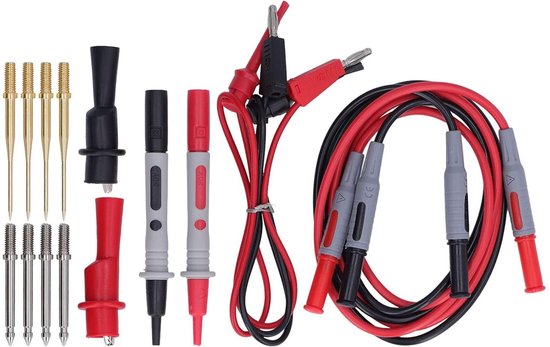 Professionele Multitester Set | Verbindingskabel Testhaken ...