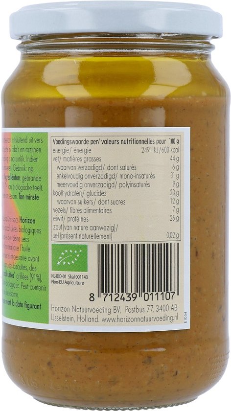 6x Horizon Pinda Rozijn Pasta Bio 350 gr | bol