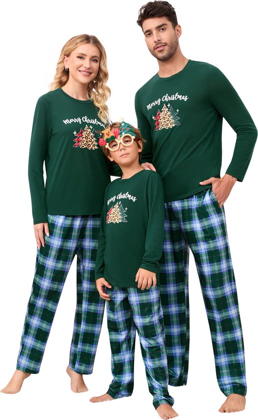 Kerst Pyjama Set Kerst Pyjama's Lange Mouwen Tweedelige Set ...