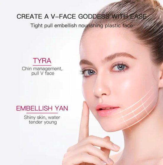 Nieuwe verpakking 2 V Line Lifting Face Mask - Dubbele Kin Masker | bol