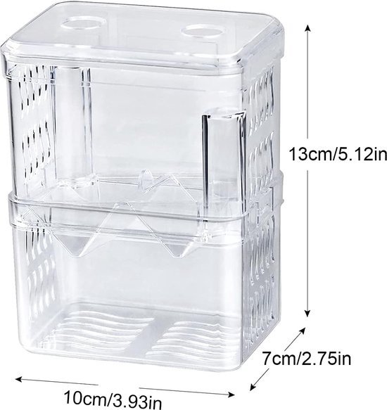 PolkaHome Kweekbakje vissen - Vissen kweekbakje - Aquarium voor ...