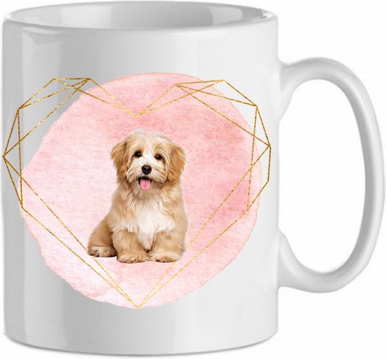 Mok havanese 3-1 |Hond| Hondenliefhebber||Dog| Cadeau voor hem| Cadeau ...