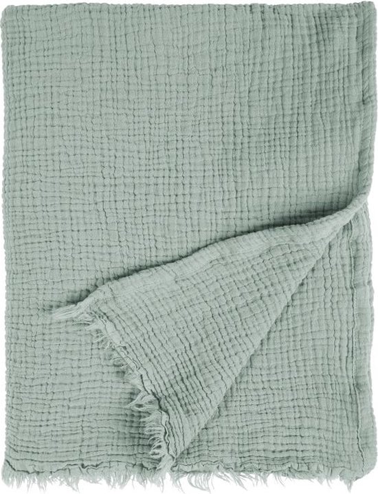 Mistral Home - PLAID - crinkled - 130 x 170 cm - effen kleur ...